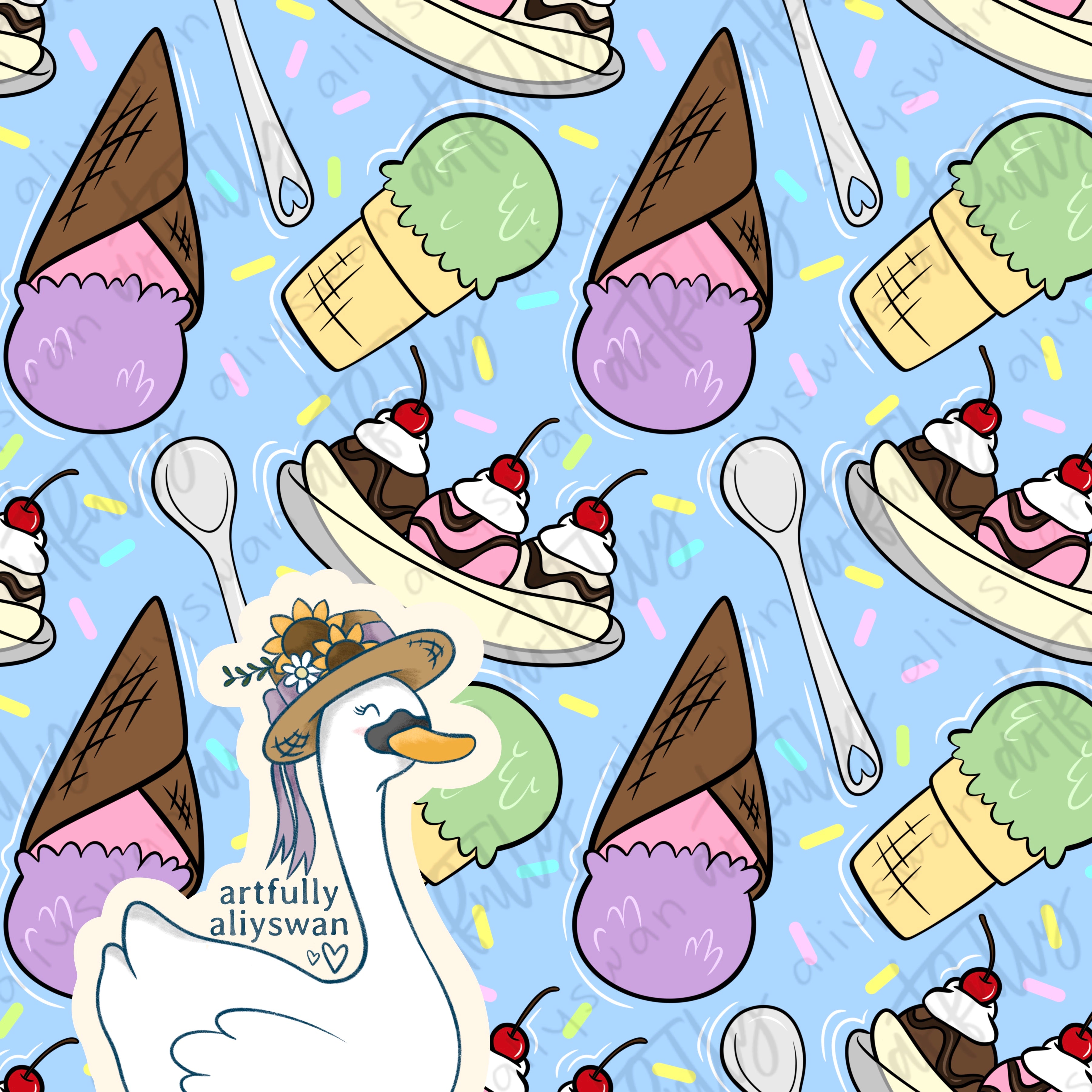 Ice Cream Sprinkles - MULTIPLE OPTIONS – Artfully Aliyswan