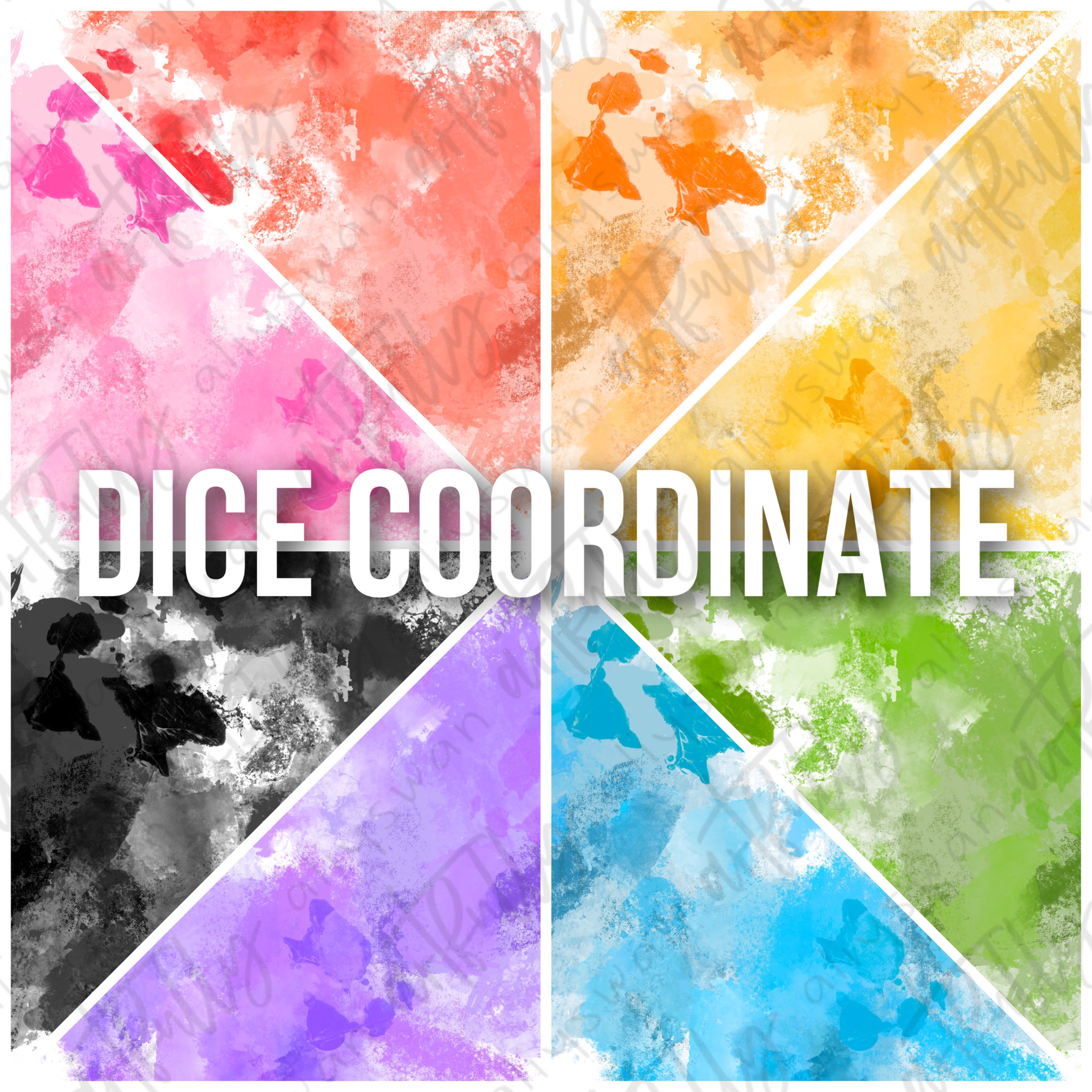 Dice Coordinate Seamless File - MULTIPLE OPTIONS – Artfully Aliyswan