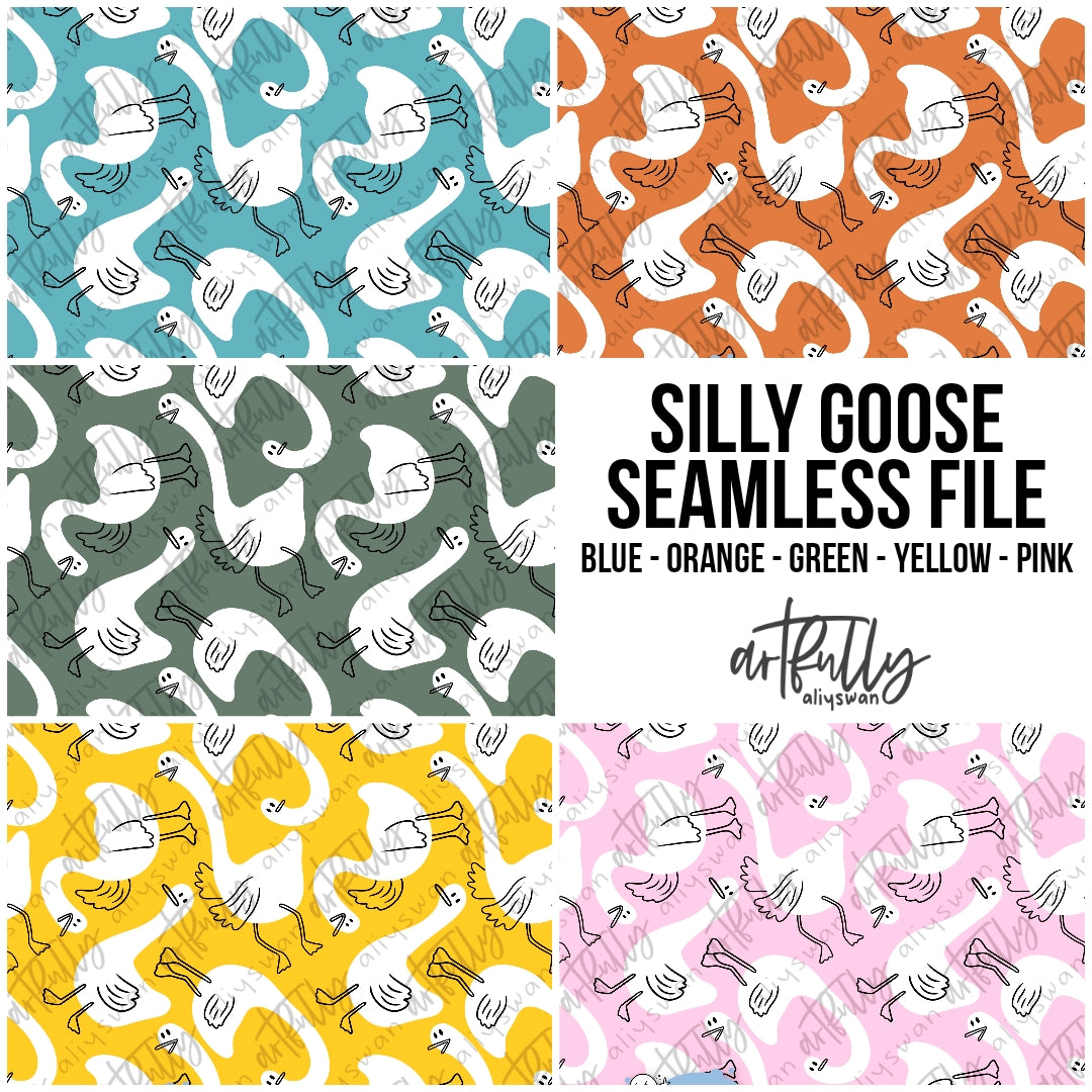 Silly Goose Seamless File - MULTIPLE OPTIONS – Artfully Aliyswan