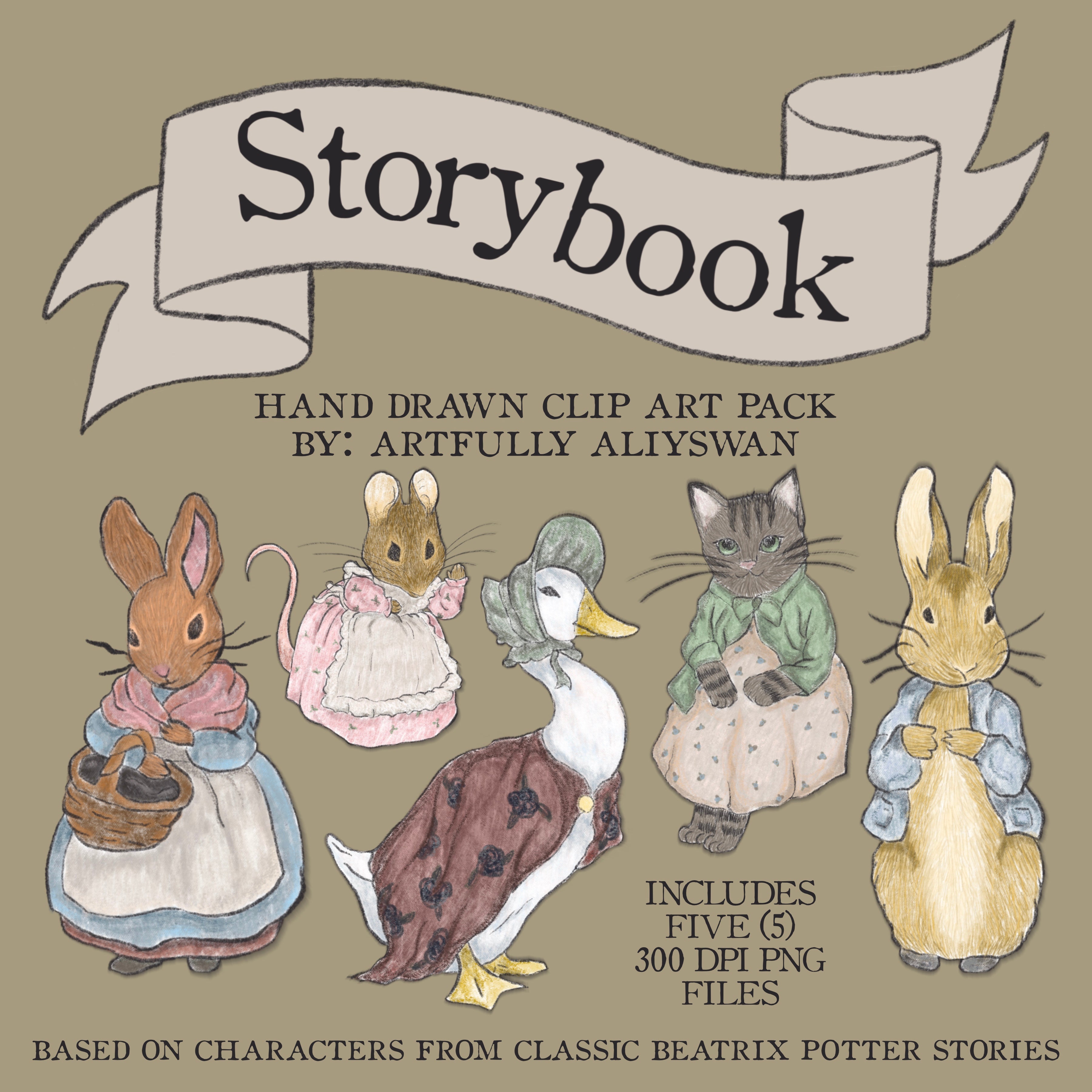 Storybook Clip Art Set – Artfully Aliyswan