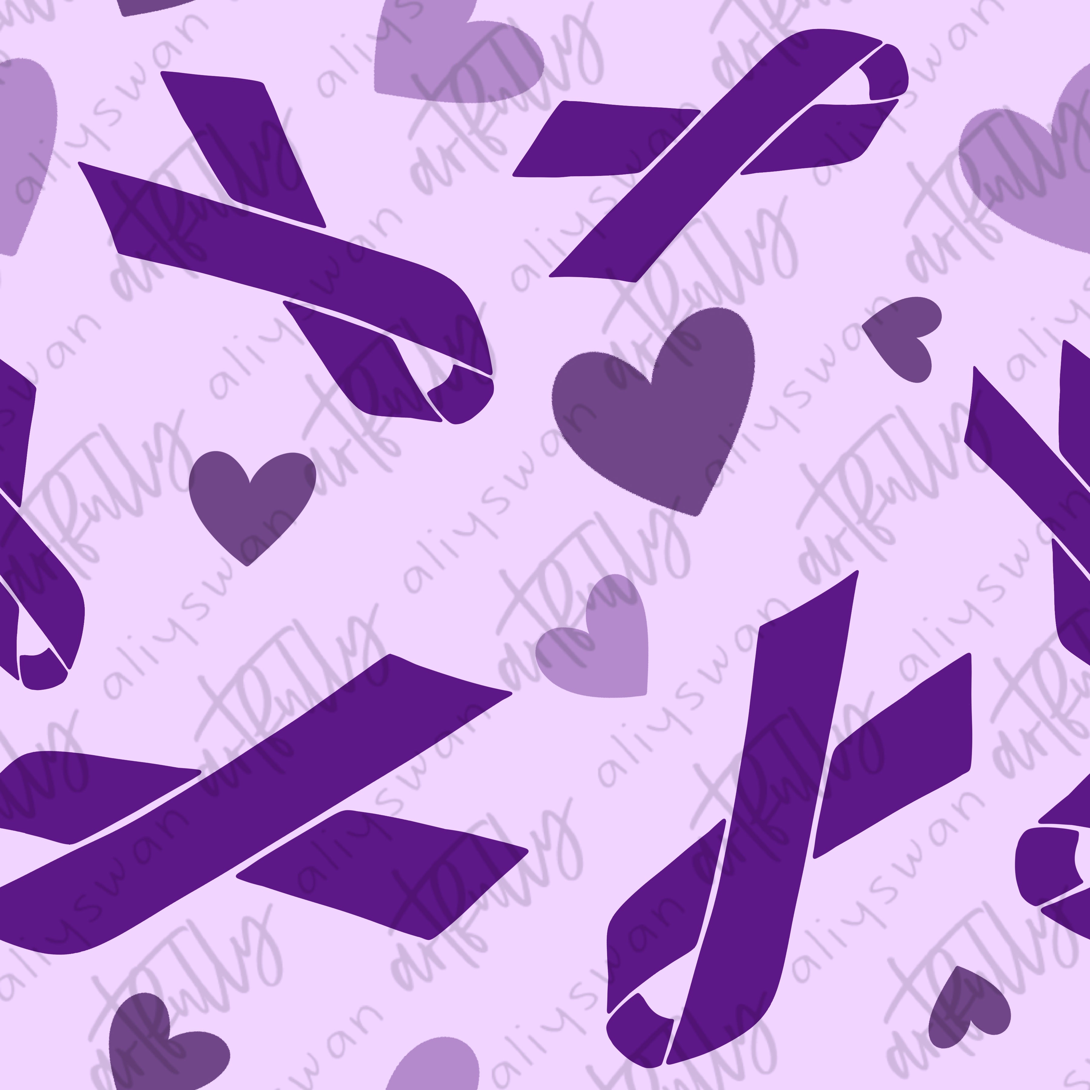 Preemie Ribbon Seamless File - Premature Birth Awareness – Artfully ...